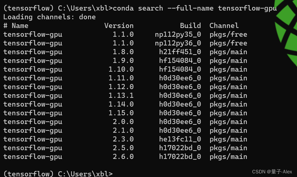 Win11笔记本电脑RTX4080显卡安装Tensorflow-GPU2.6.0方法步骤_量子-Alex的博客-CSDN博客
