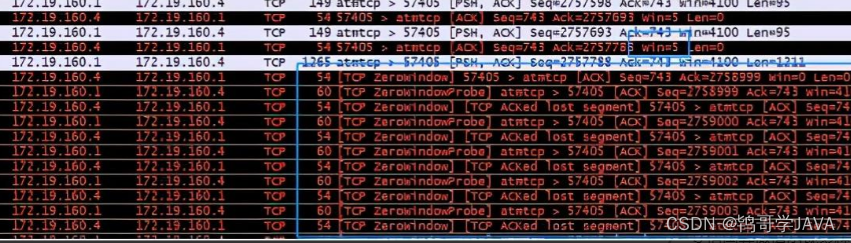 从TCP协议之滑动窗口分析应用性能_tcp zerowindow_鸨哥学JAVA的博客-CSDN博客