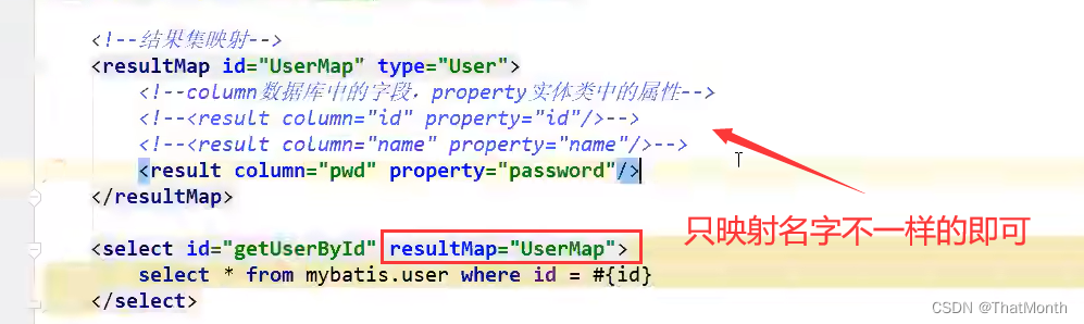Mybatis的ResultMap结果集映射-CSDN博客