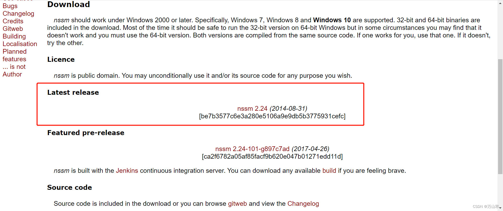 win10使用nssm注册服务_window10 nssm环境变量配置-CSDN博客