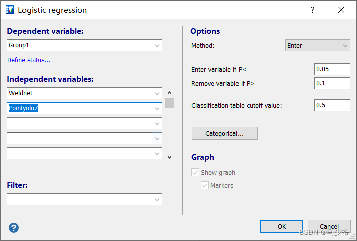 MedCalc软件制作ROC曲线_medcalc roc-CSDN博客
