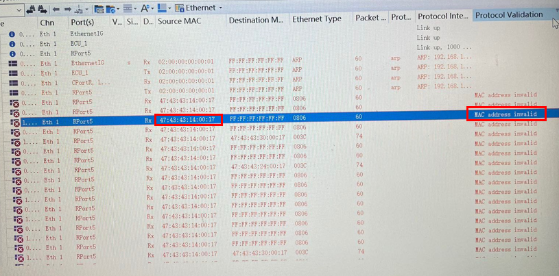 以太网错误帧在CANoe中的显示和实现的一些思考和实践_canoe中 trace 报文显示红色 红色错误帧-CSDN博客