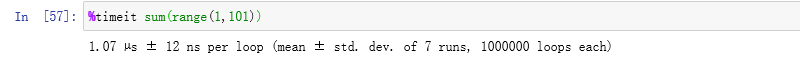 ipython中查看代码执行时间的魔法命令----%time、%timeit、%%time、%%timeit_ipython %time-CSDN博客
