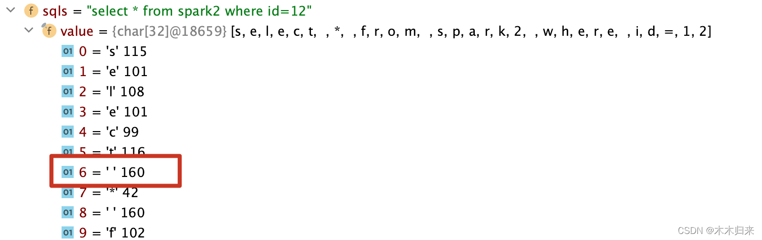 【已解决】特殊空格ASCII为160，non-breaking space导致sql脚本解析失败_sqlserver 空格被转义 nbsp 160-CSDN博客