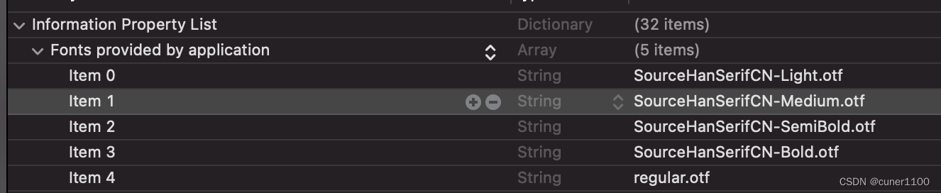 iOS加载字体包（此处已思源宋体为例）_ios 宋体-CSDN博客