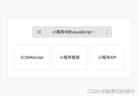 微信小程序中的javascript 简明介绍微信小程序 Js骑摩托的蜗牛的博客 Csdn博客