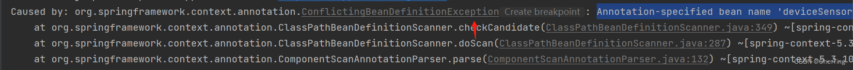 Annotation-specified bean name conflicts with existing, non-compatible bean definition of same ...