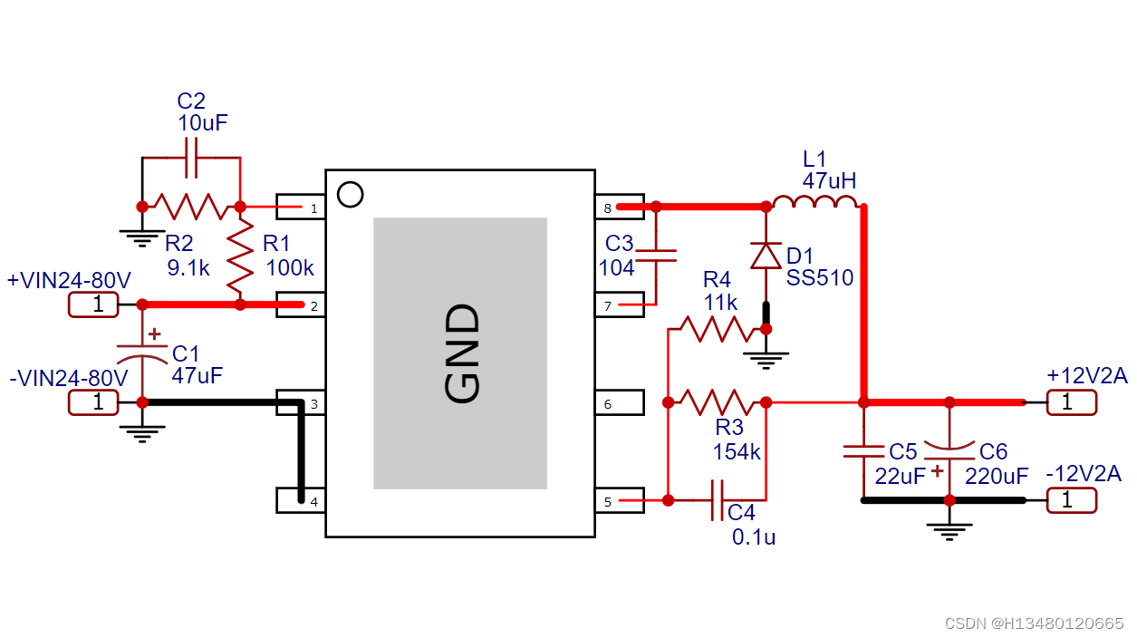 48V/60V/72V/80V降压12V/5V/3A同步转换器推荐_60v降12v3a电源ic-CSDN博客