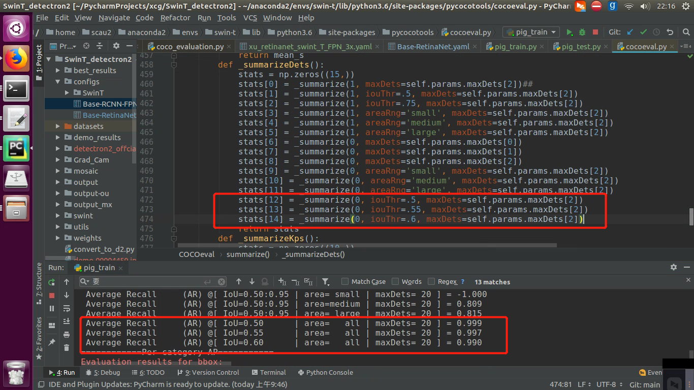 修改COCO评价指标 maxDets=[10,15,20]-CSDN博客