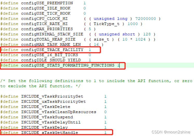 FreeRTOS其他任务API函数（STM32F103C8T6任务优先级堆栈历史最小值，运行时间等）_vtasklist返回0-CSDN博客