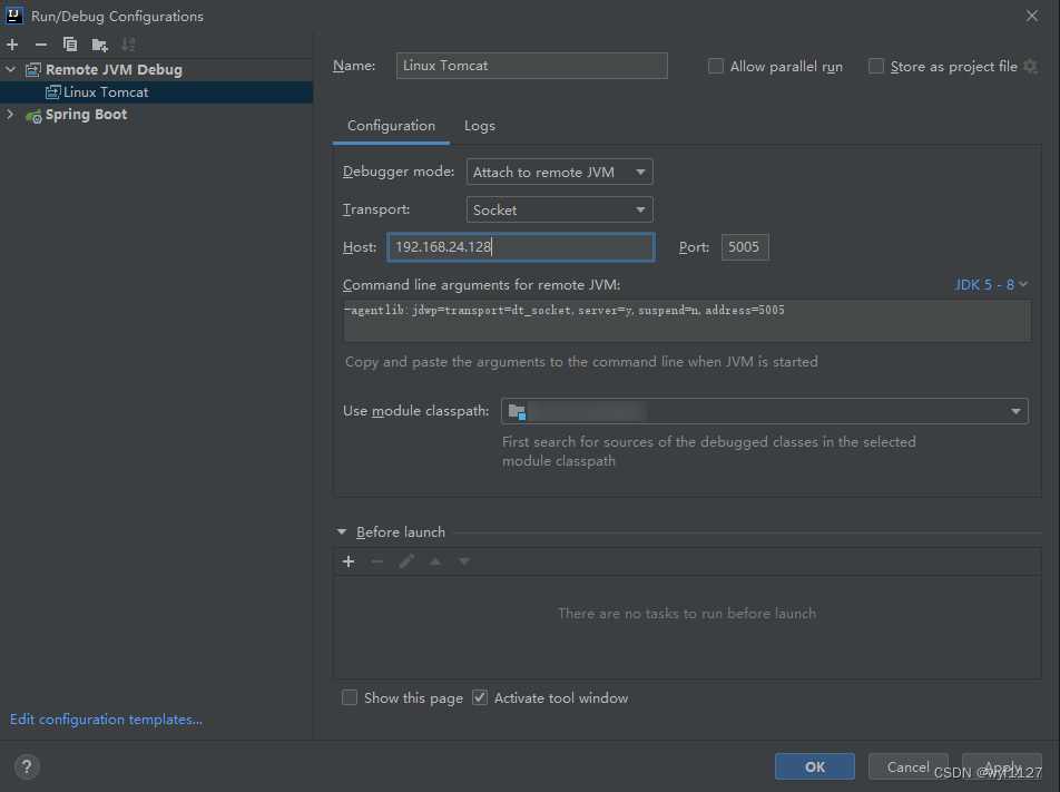IDEA 远程调试war包_idea远程调试war-CSDN博客