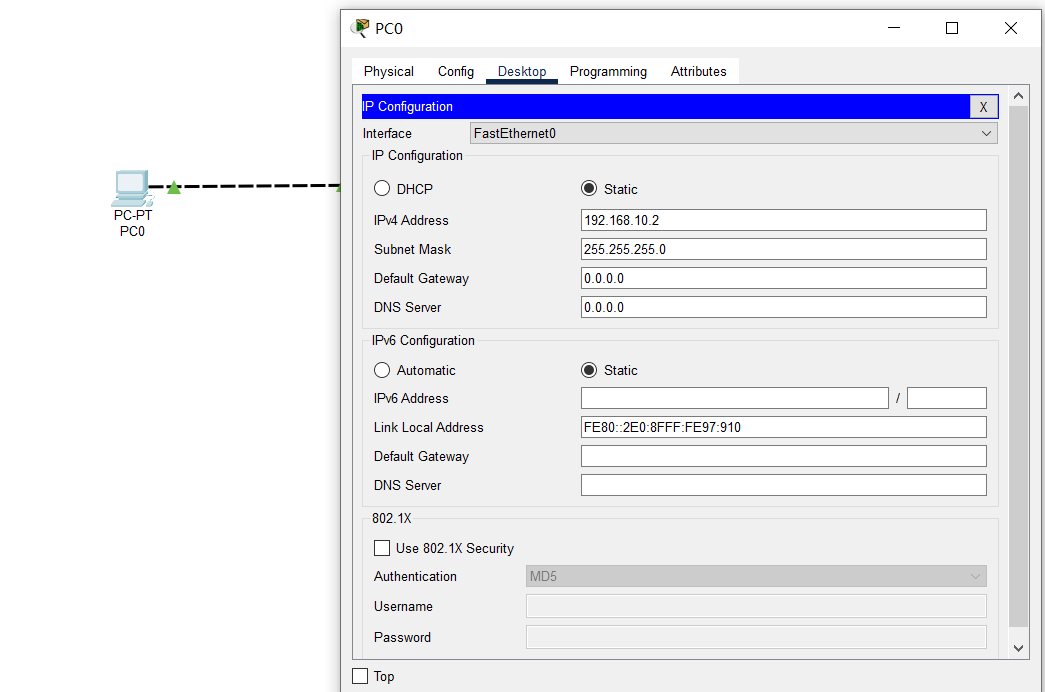 Cisco Packet Tracer 实验_思科destination host unreachable-CSDN博客