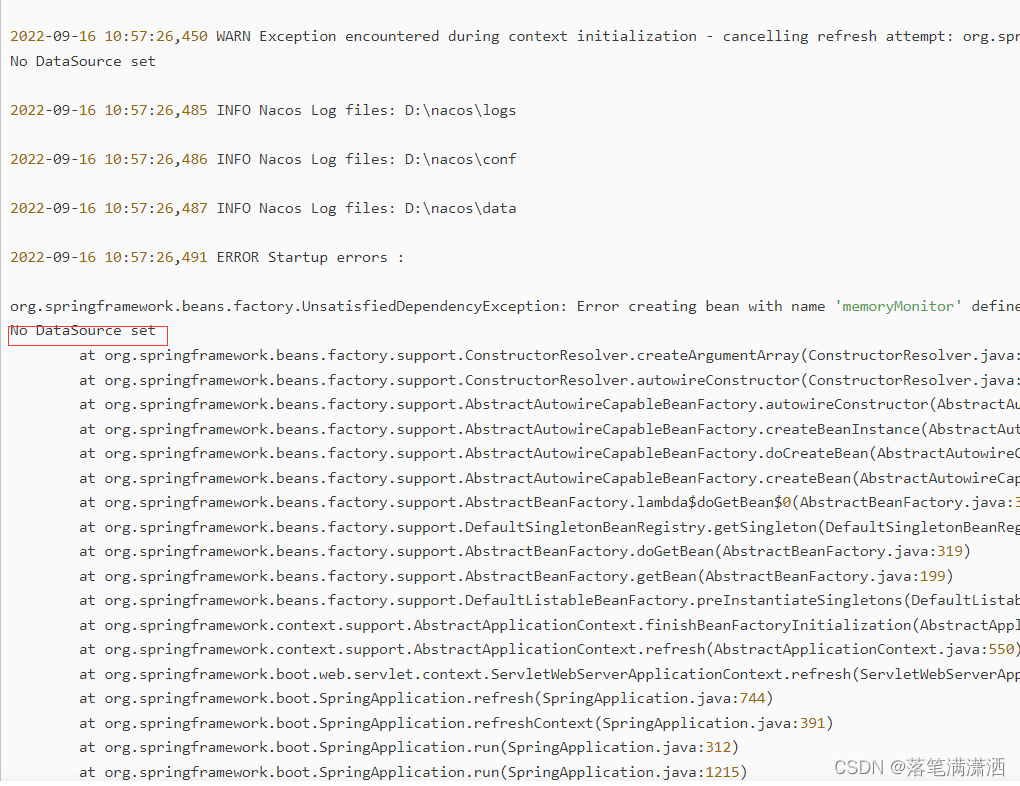 图文详解：解决Nacos在Windows环境下启动报错：No Datasource Set（standalone方式）-CSDN博客