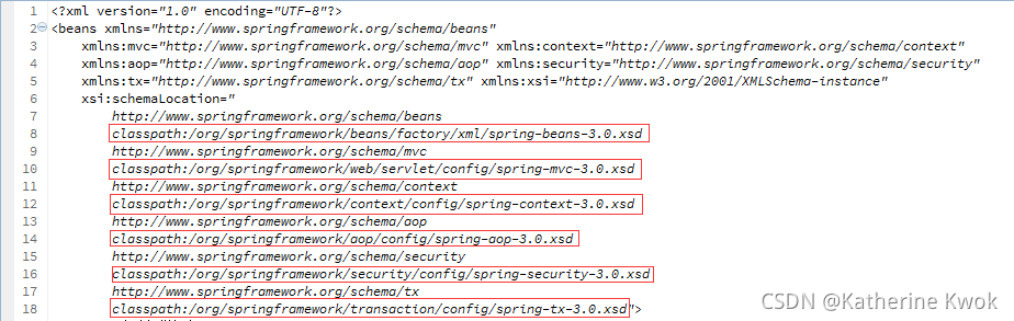 解决eclipse Spring配置报错 Cvc Elt 1 Cannot Find The Declaration Of Element