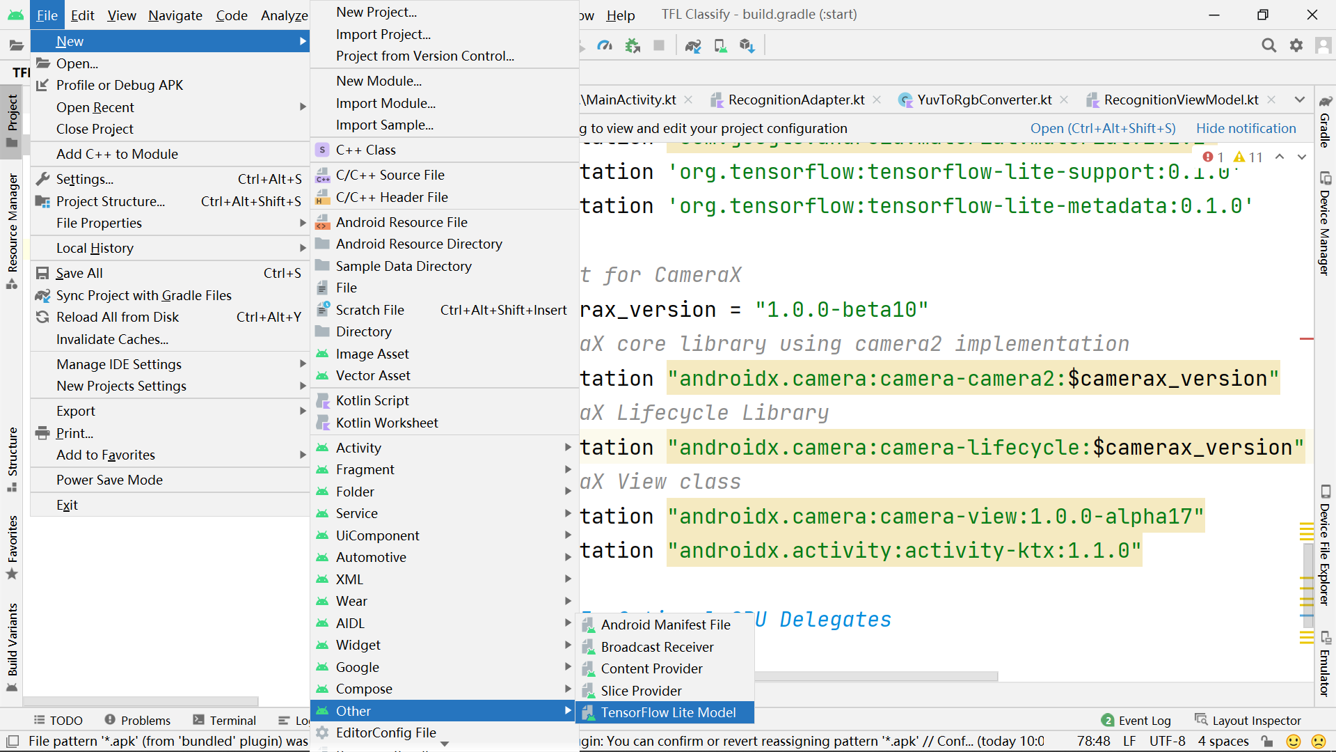 基于TensorFlow Lite实现的Android花卉识别应用_基于tensorflow lite实现android花卉识别应用-CSDN博客