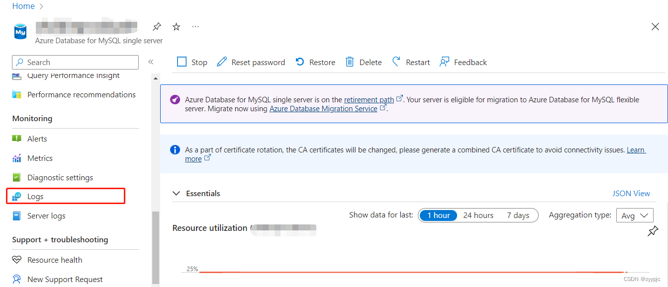 浅谈Azure Mysql的日志查询_azure log analytics to mysql-CSDN博客