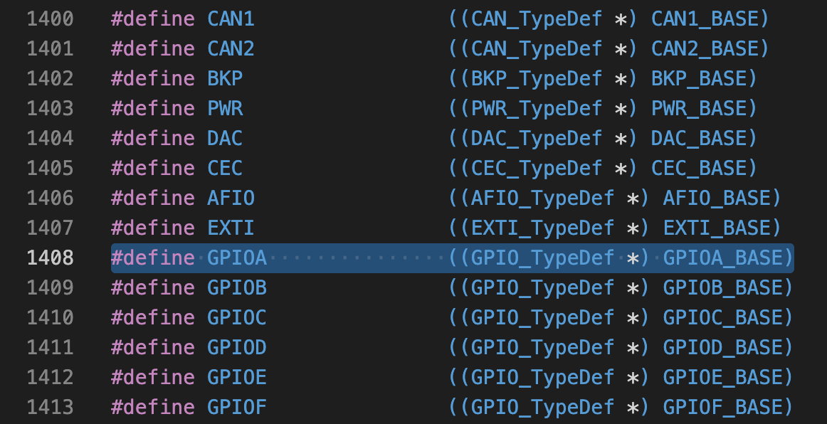 嵌入式C语言的寄存器地址映射_peripheral base address in the alias region-CSDN博客