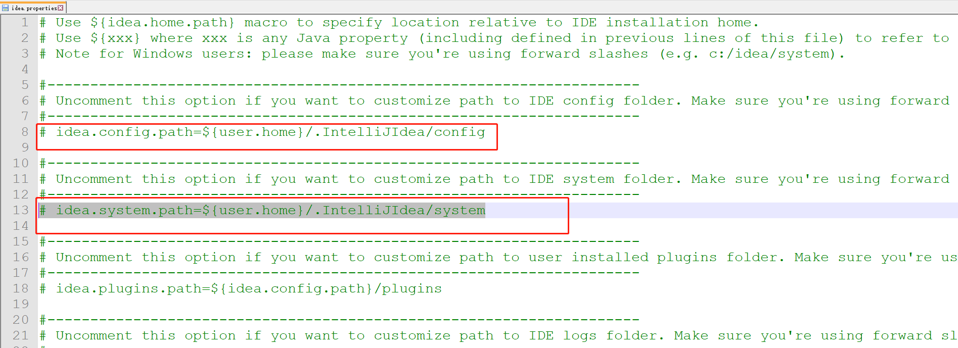 idea-修改C盘中默认配置文件的位置_idea的在c盘的system-CSDN博客