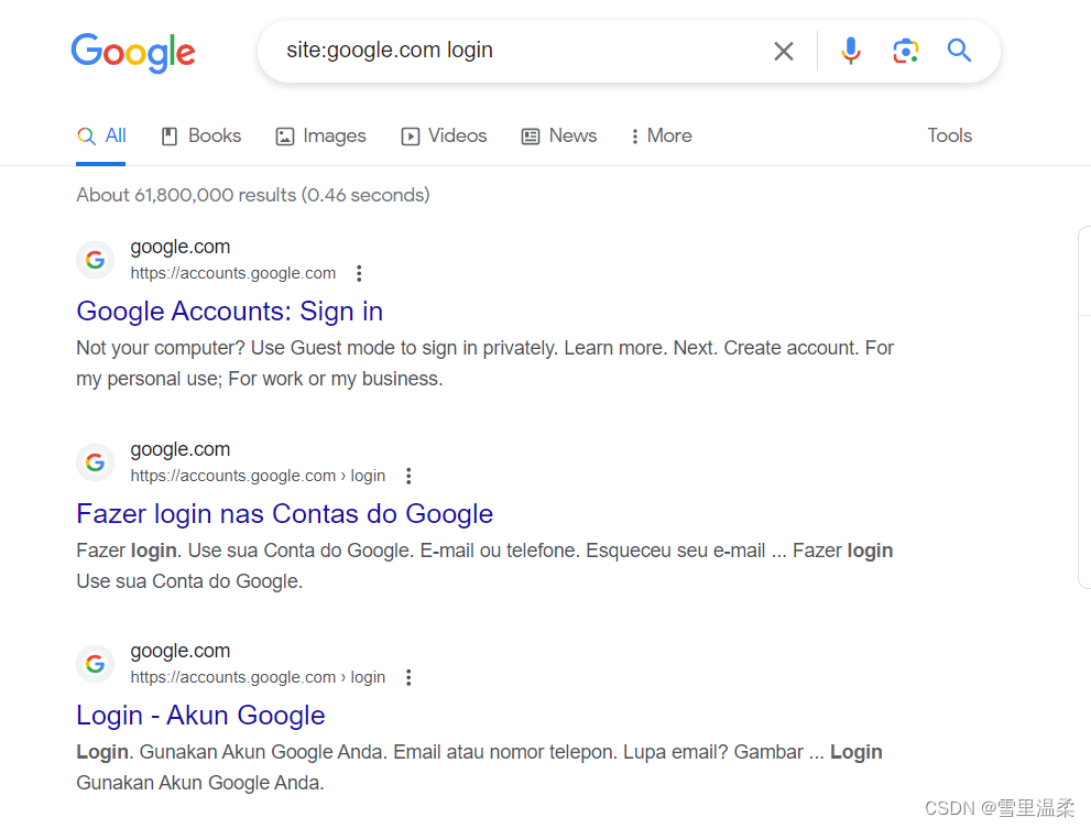 Google hacking语法在渗透过程中的作用_google hacking在渗透测试中的作用-CSDN博客