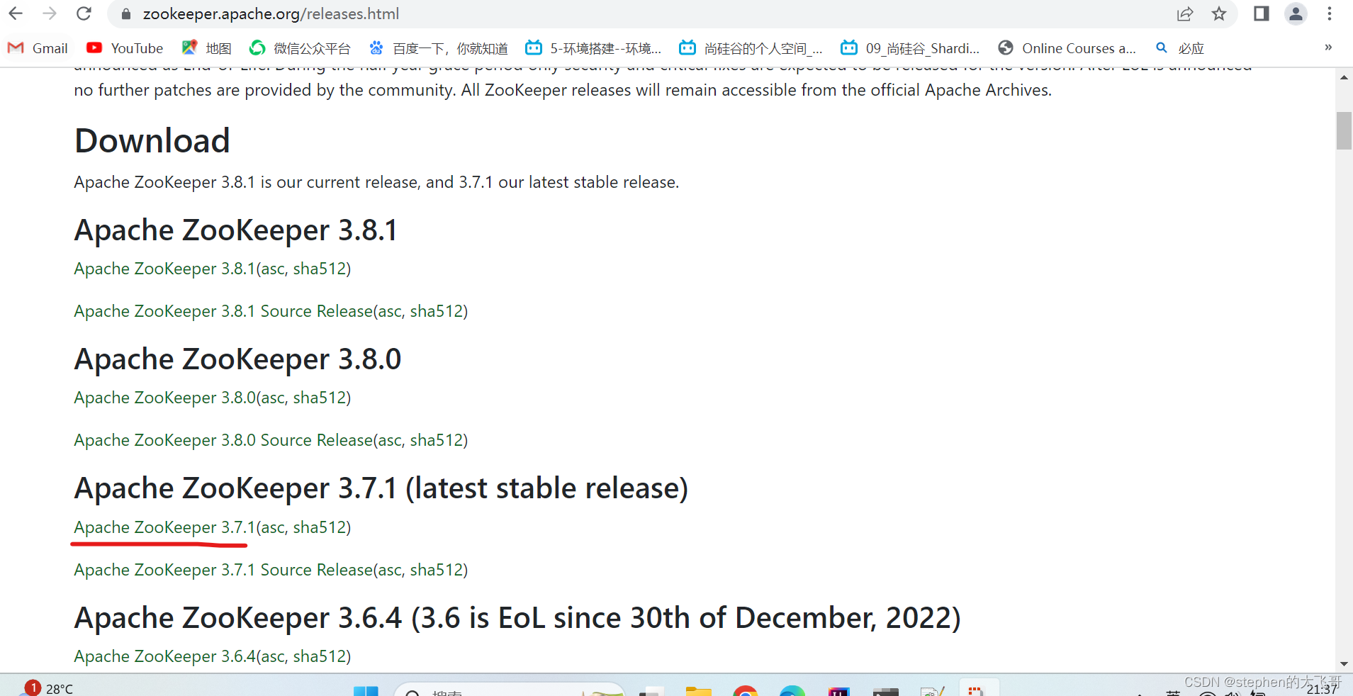 zookeeper 下载与启动-CSDN博客