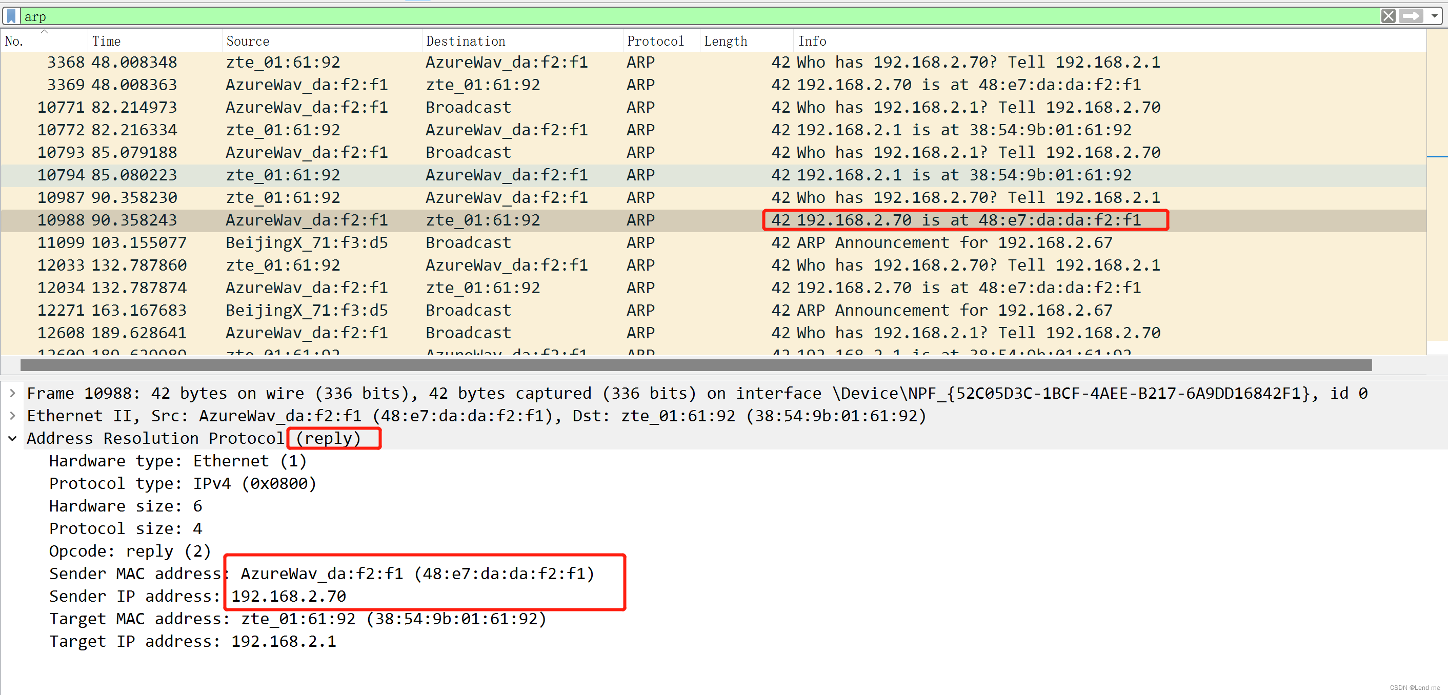 wireshark抓包分析_wireshark抓arp包分析-CSDN博客