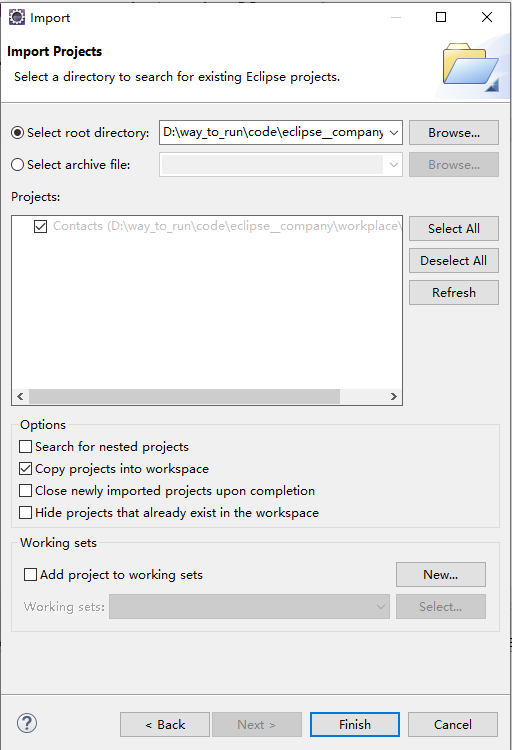 如何在eclipse中导入java工程文件和java源代码文件eclipse导入本地代码 Csdn博客