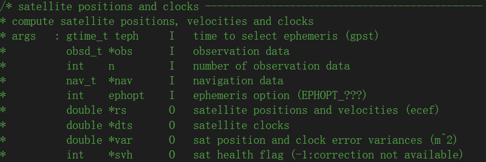 rtklib--伪距单点定位（single-point positioning）学习（1）Satposs_rtklib显示接收机钟差-CSDN博客