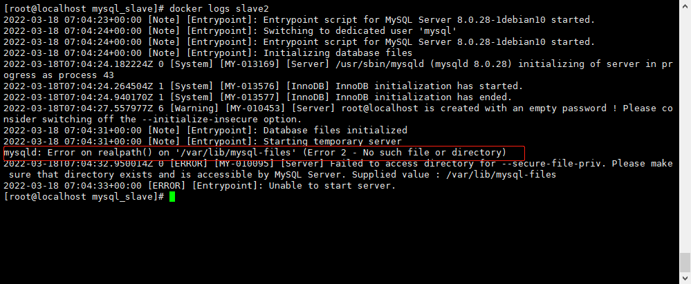 docker挂载目录报错及启动mysql8.0容器秒退的解决方案_not a directory: unknown: are you trying to mount ...