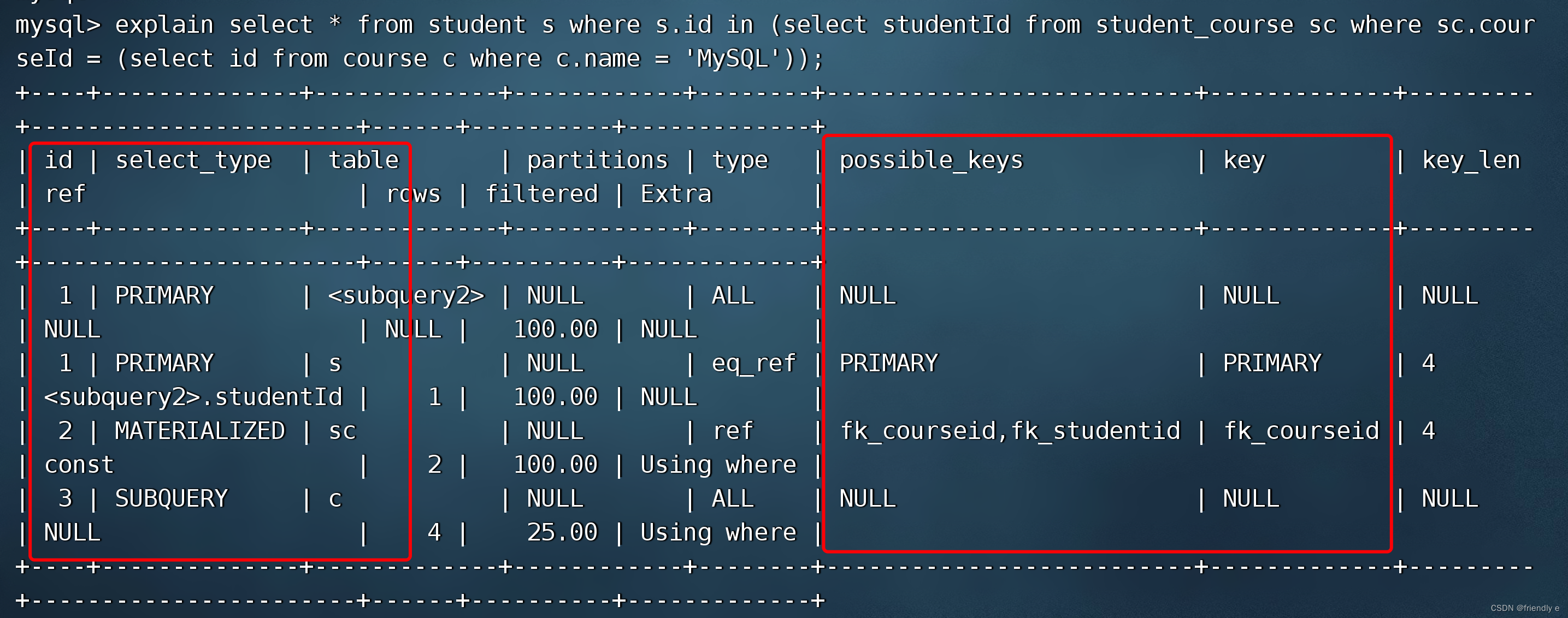 Mysql 对于explain中possible Key，与key的思考 Possible Key Csdn博客