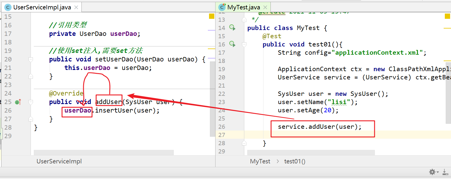 【Spring】模拟用户注册操作_将 user 参数传入 userdao 类的 register(user user) 方法中,判断用-CSDN博客