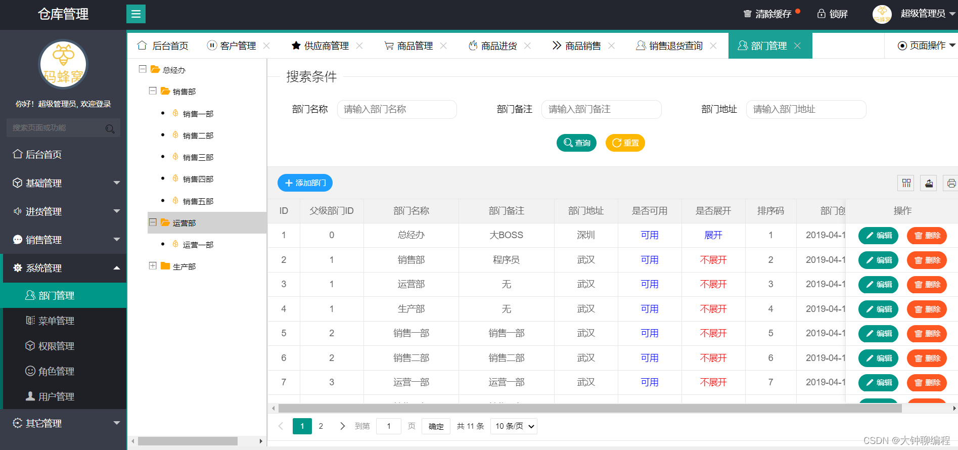 计算机毕业课程设计系列基于springboot的仓库进销存管理系统基于springboot仓库进销存管理系统 Csdn博客