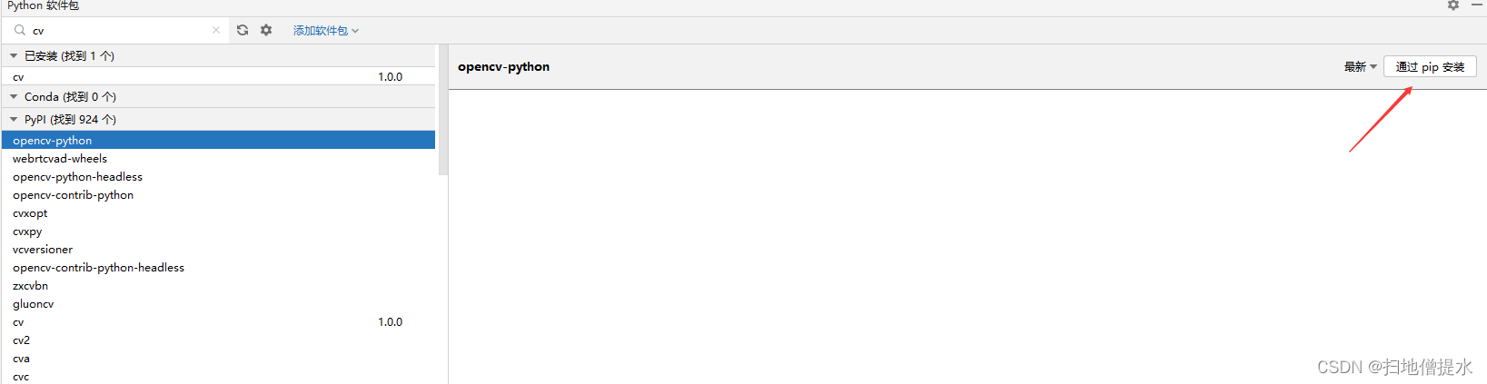 ERROR: Could not find a version that satisfies the requirement cv2 ...