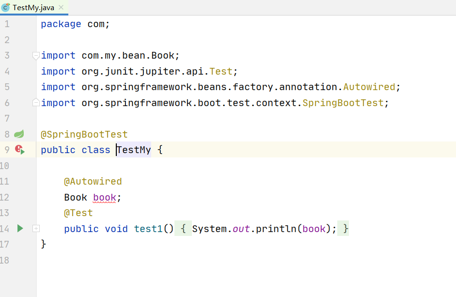 解决SpringBoot测试时出现:Unable to find a @SpringBootConfiguration,you need to use ...