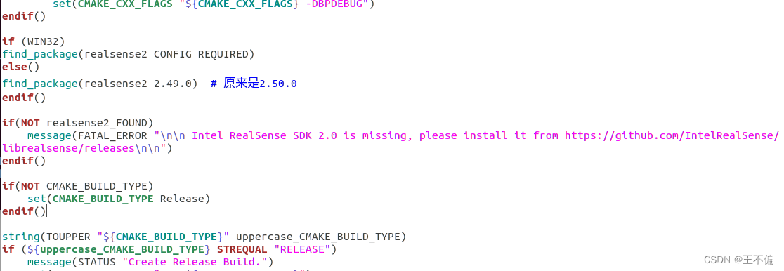 Intel RealSense SDK 2.0 is missing, please install it from https ...
