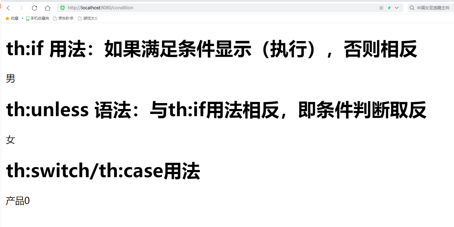 SpringBoot——Thymeleaf常见属性-条件判断th:if、th:unless、th:switch、th:case-CSDN博客