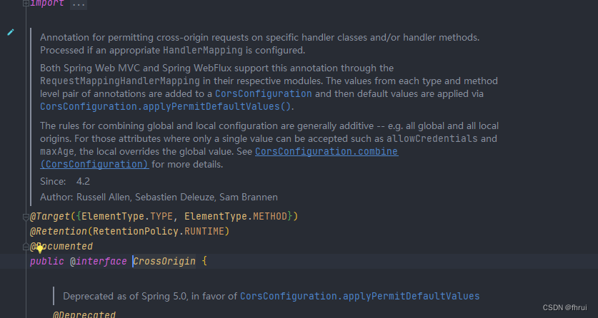 @CrossOrigin注解解决跨域和过滤器拦截器存在的问题_crossorign全开-CSDN博客