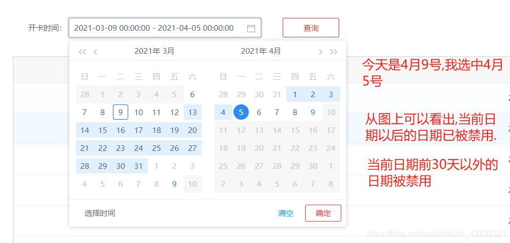 iview 日期时间选择器动态限制可选范围-CSDN博客