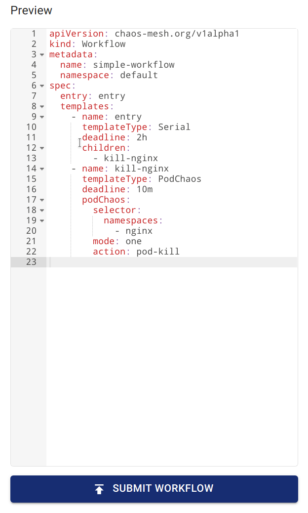 【Chaos Mesh官方文档】Create Chaos Mesh Workflow_chao mesh-CSDN博客