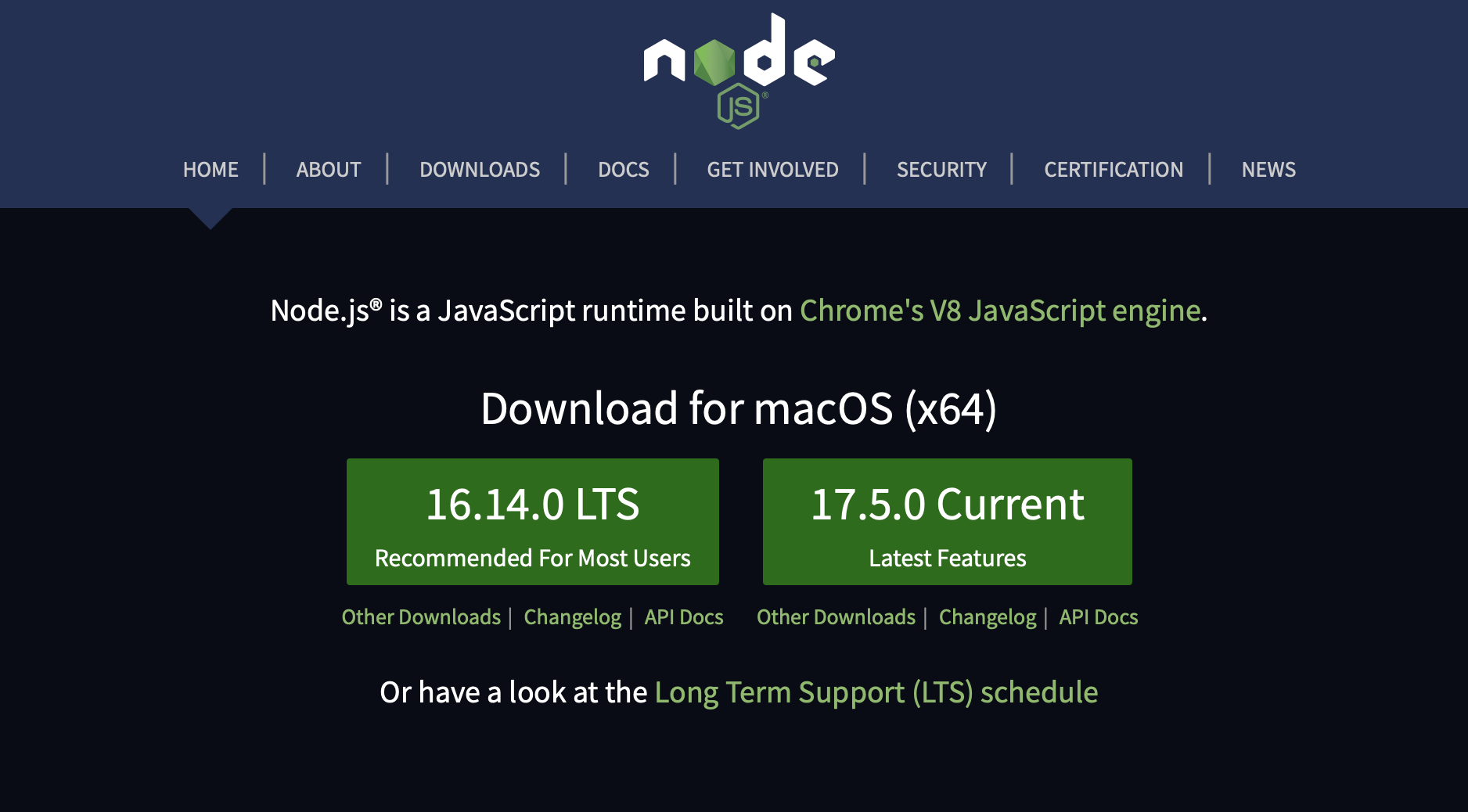 macOS 下 node.js/npm及vue-cli的安装_node10版本对应vue版本-CSDN博客