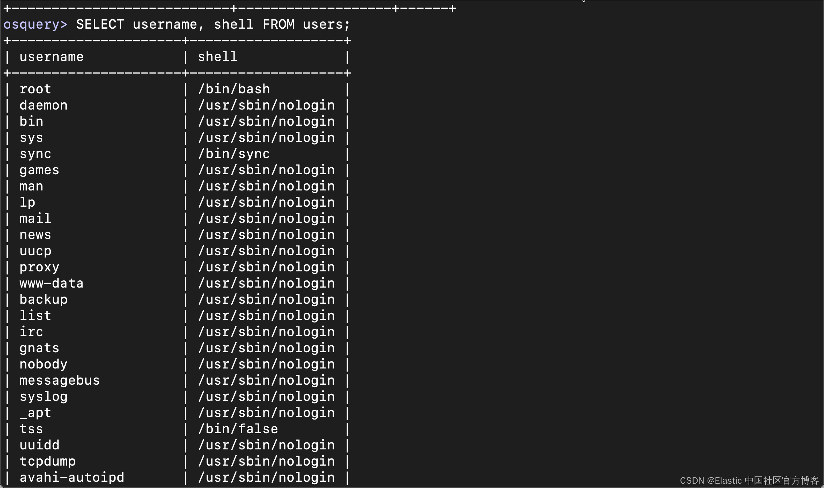 Security：osquery 介绍-CSDN博客