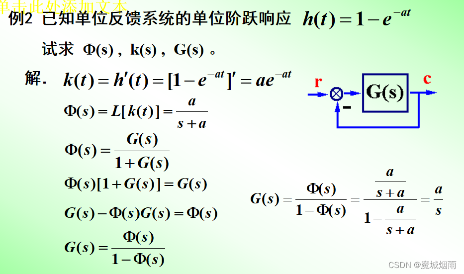 自动控制原理《线性系统的时域分析》自动控制原理线性系统的时域响应及稳定性分析实验报告 Csdn博客
