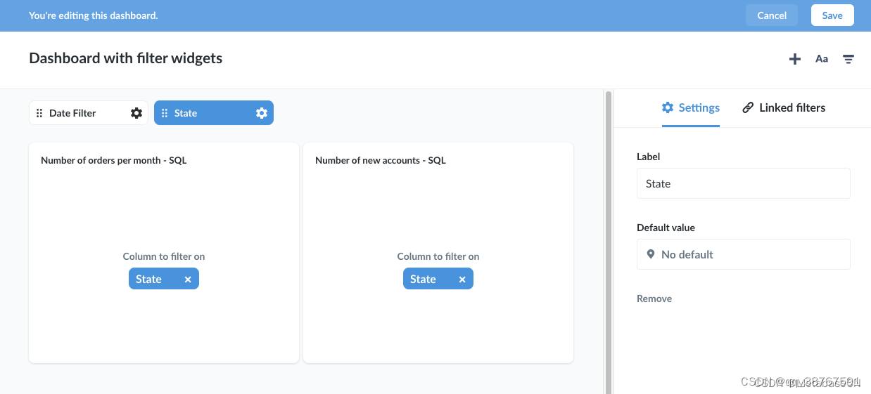 Metabase学习教程：仪表盘-5_metabase 时间变量格式-CSDN博客