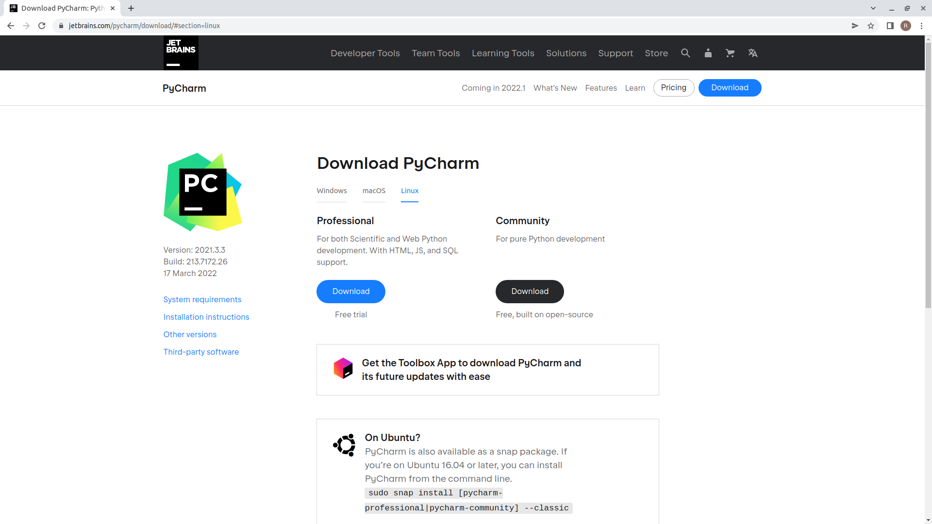 Linux系统pycharm安装与Anaconda环境搭建_pycharm在linux服务器anoconda配置-CSDN博客