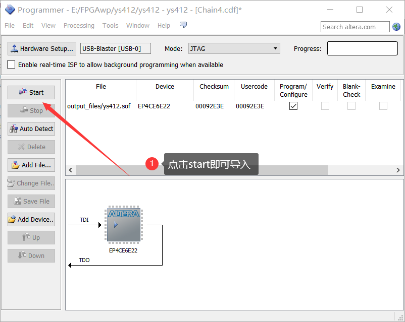 FPGA Quartus II 使用教程及编写第一个FPGA程序点亮LED灯_根据实验原理和源程序,如果希望控制1个led灯的亮或暗quartus-CSDN博客