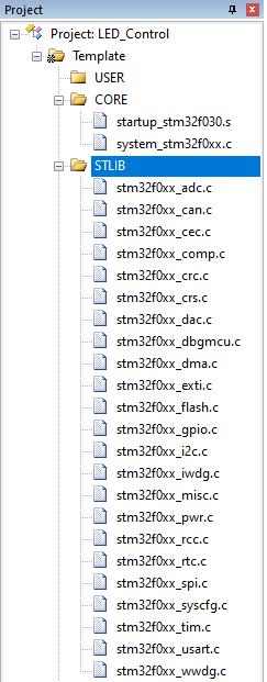 STM32F0系列创建基础工程模板+按键点灯_stm32f030工程模板-CSDN博客