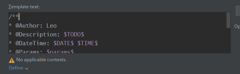 IDEA 方法设置快速注释【便捷】_idea设置快捷注释-CSDN博客