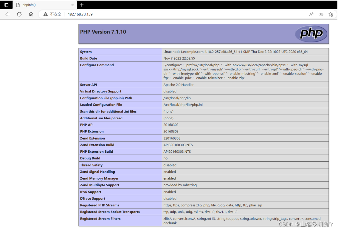 ansible角色部署lamp架构_linux使用ansible创建lamp平台_山客泛舟游Y的博客-CSDN博客