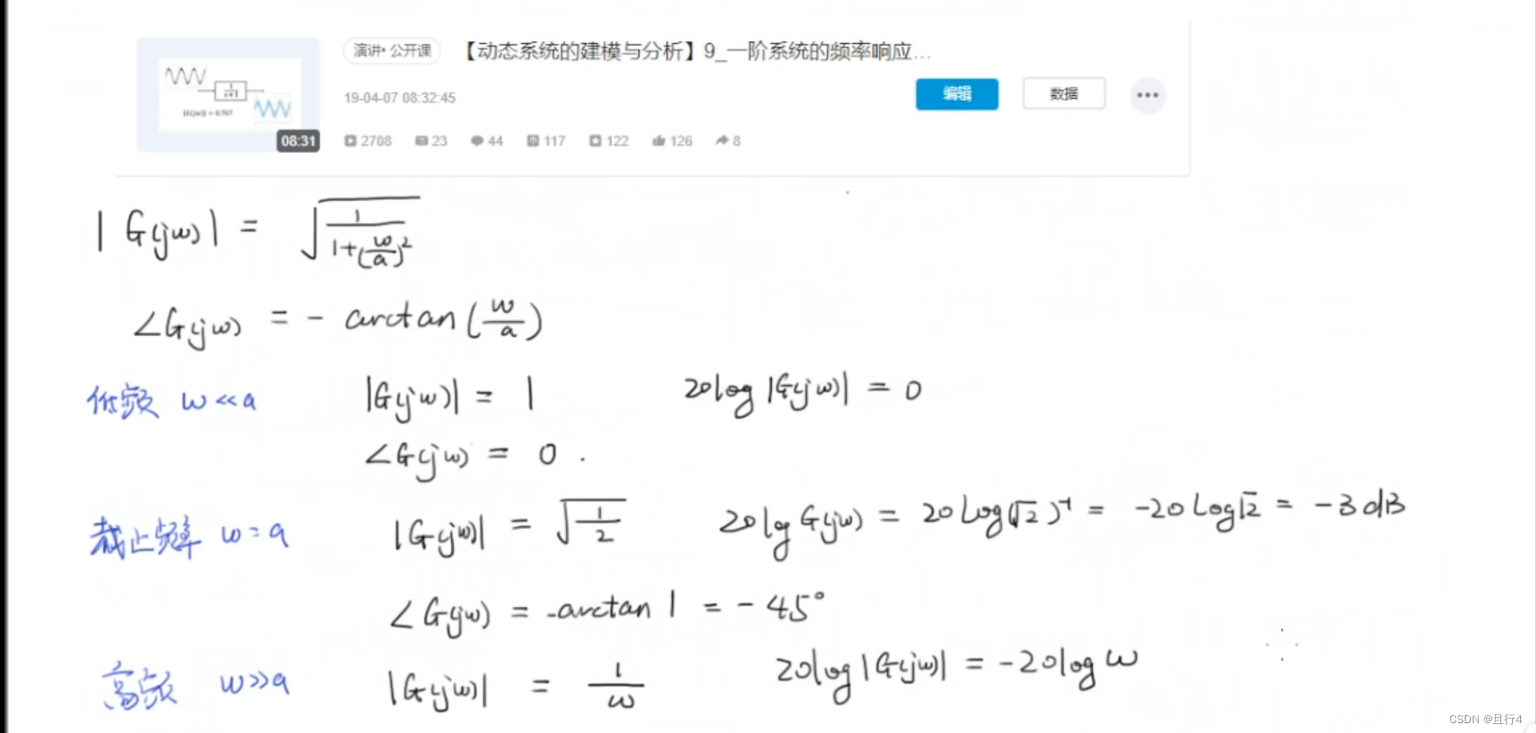 PID控制------伯德图原理_pi环节的伯德图-CSDN博客