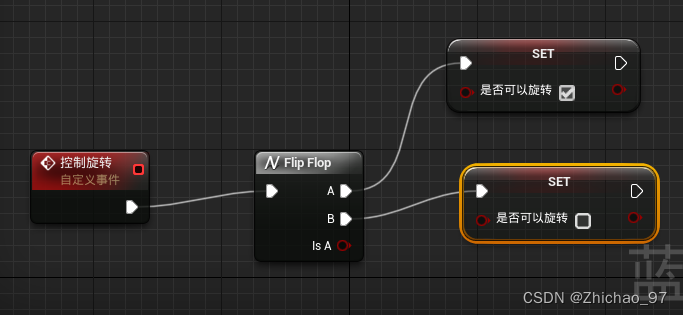 UE4 通过按键控制物体的旋转_自动执行flip flop-CSDN博客