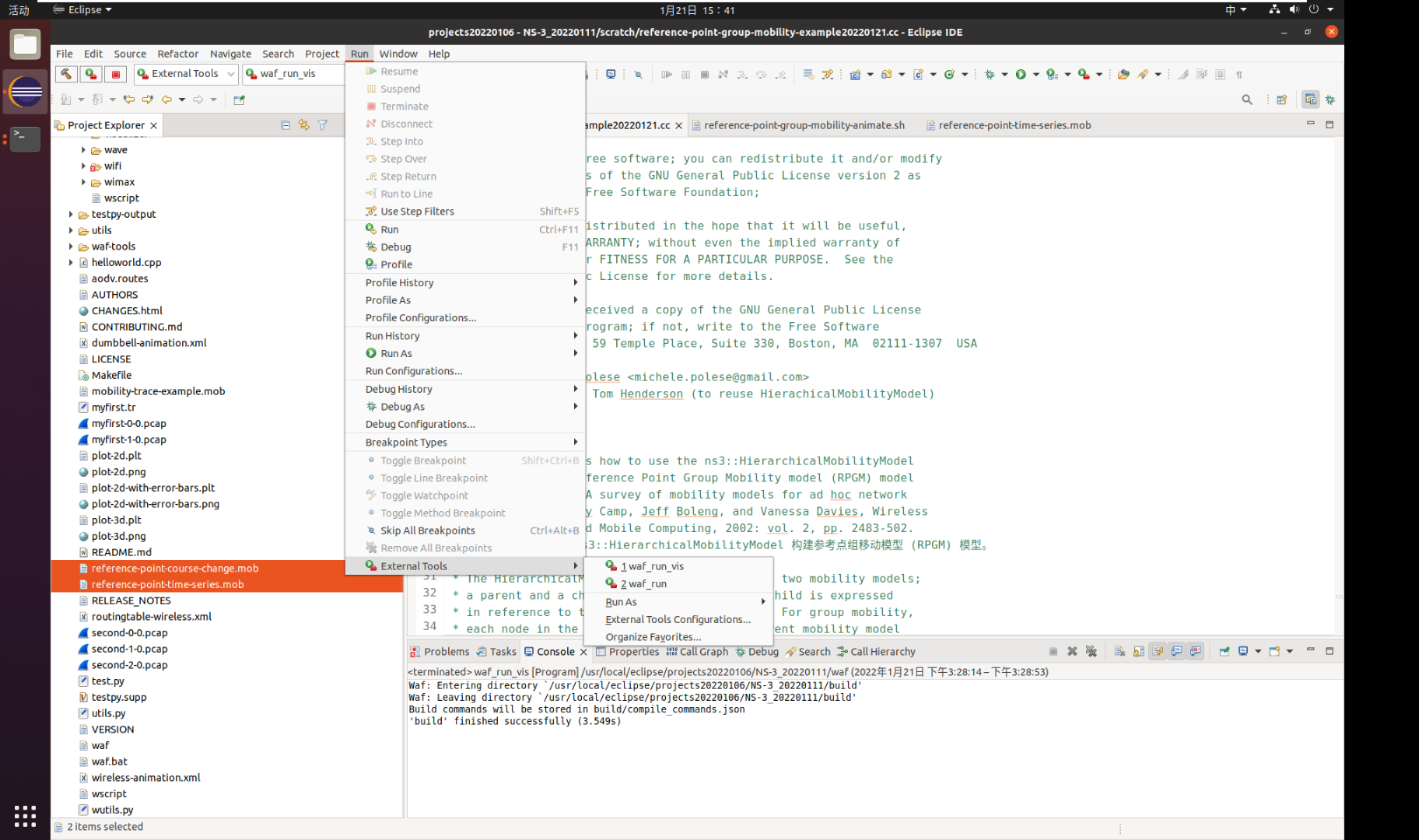 NS-3 学习之reference-point-group-mobility-examplee.cc 分析_referencepointgroup-CSDN博客